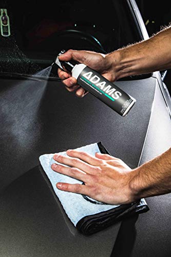 Adam's Waterless Wash Microfiber Towel - Waffle Weave Design Traps Dirt & Safely Cleans Your Car, Boat, RV, Truck, and More - Dries, Cleans with Waterless Wash System (6 Pack)