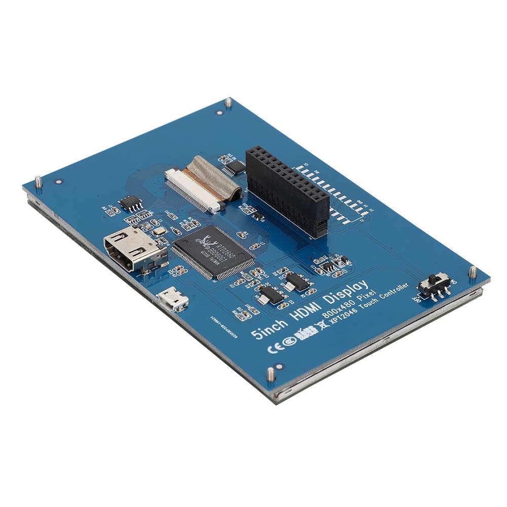 5 Inch LCD 800x480 HD Resolution HD Display for PI3 PI2/B+ Monitor,Support Standard Interface Input