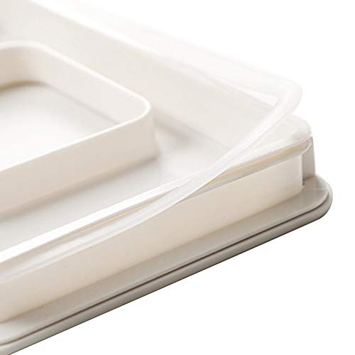7.2inch Wipes Dispenser, Modern Rectangular Wipe Container with Sealing Design Portable Keeps Wipes Fresh, Non-Slip Easy Open/Close Wipes Pouch Case