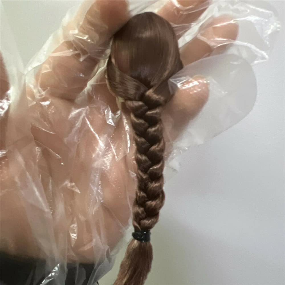 1/6 Scale Female Head Sculpt,Girl Soldier Braid Hair Head Carved for 12'' Phicen TBLeague VC Action Figure