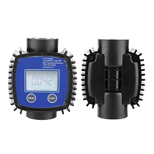 1″ Digital Flow Meter,Multipurpose High Accuracy Water Diesel Flowmeter,Flow Meter for Garden Hose,for Diesel, Gasoline, Urea, Chemical Liquid, Water, Oil and Other Media