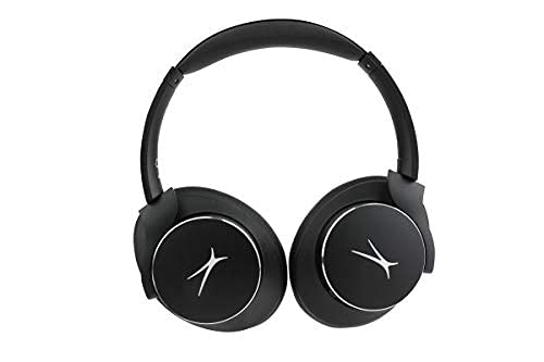 Altec Lansing Comfort Q+ Bluetooth Headphones, Active Noise Cancellation, Comfortable, Quite, Noise Cancelling Headphone, Up to 26 Hours of Playtime, 30 Ft. Wireless Range, Black (Renewed)