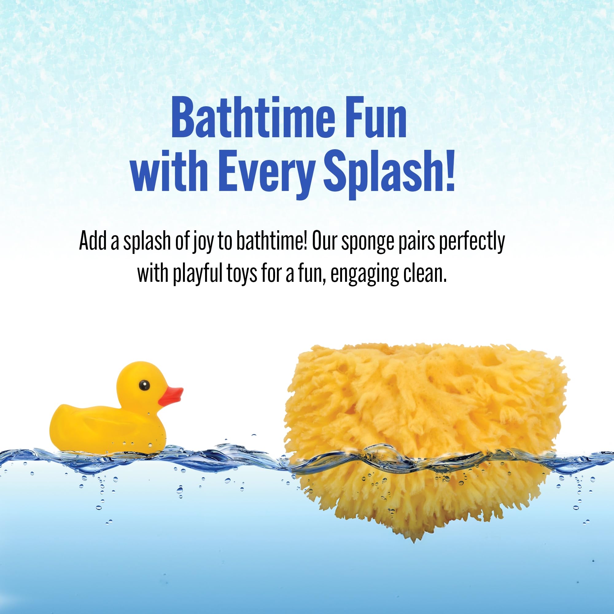 Baby Buddy Natural Wool Sea Sponge, Newborn Bath Time Essential, Ultra Soft for Delicate Skin, Hypoallergenic and Biodegradable, 1 Pack