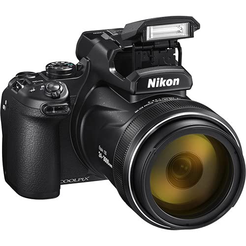 Nikon Intl. COOLPIX P1000 Digital Camera MFR #26522 Bundle + 128GB High Speed V30 Memory + Video U-Bracket + Bag, HD Filters and More
