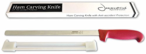 Ham Serrano Kit: Ham Stand Jamonprive with Non-slip Pads + Ham Carving Knife + Ham Cover Black + Ham Tongs