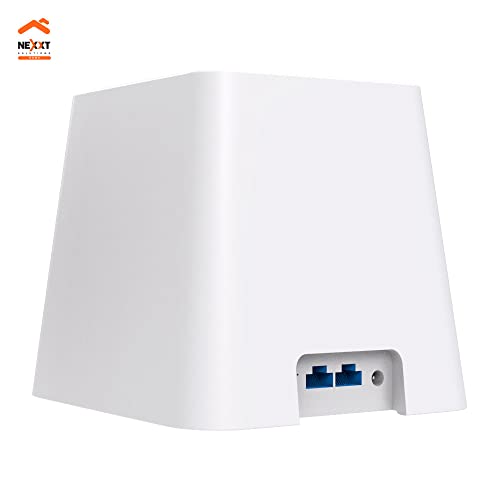 NEXXT 2400AC Mesh WiFi Router Wi-Fi 2-Node, Whole Home 2700sqft Seamless Coverage, Replaces Wi-Fi Router and Extender High-Performance Wi-Fi Network Booster, 1 Router + 1 Extender