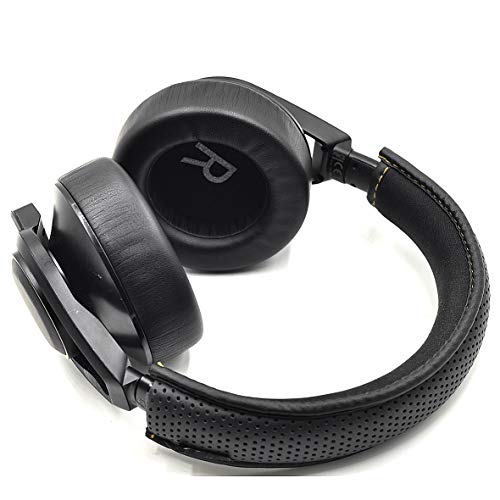 defean DIY RIG600 Ear Pads Replacement Potein Leather Memory Foam Cushion Pillow Parts Cover Compatible with Plantronics RIG 600 Gaming Headset