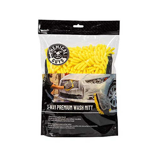 Chemical Guys MIC494 Three-Way Premium Microfiber Wash Mitt