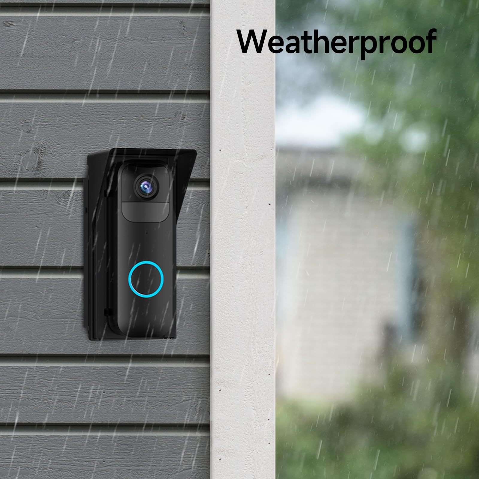 Ayotu Adjustable 30 to 60 Degree Doorbell Angle Mount Compatible with Blink Video Doorbell, Nest Doorbell (Wired), Video Doorbell Wired/Pro/Pro 2/4/3/3 Plus/2nd Gen (2020 Release)/2/1, Black