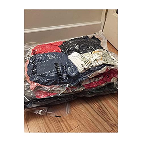 20 Vacuum Sealer Bags β Compression Bags for Travel, Clothes, and Blanket Storage β Airtight Space Saver Bags in 4 Sizes and Pump by Home-Complete