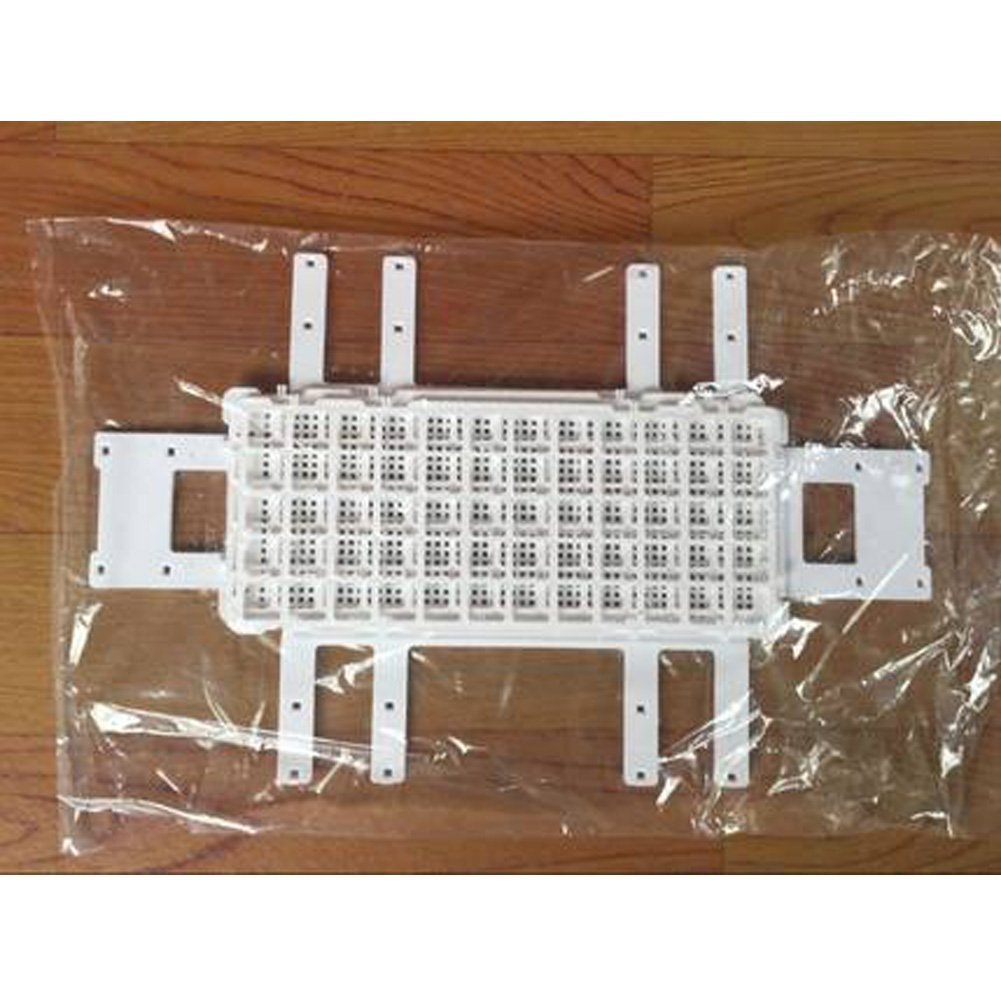 90 Tube - 13x100mm Clear Plastic Test Tube Set with Caps and Rack
