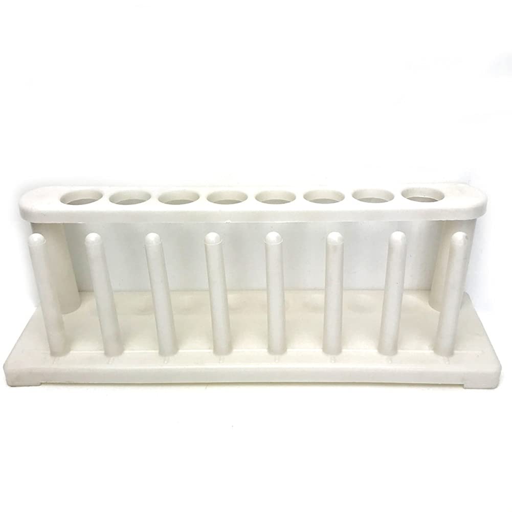 A Pack of Plastic 8-Well Test Tube Rack Scientific Lab Tube School Laboratory Supplies Experiment Tool Accessories