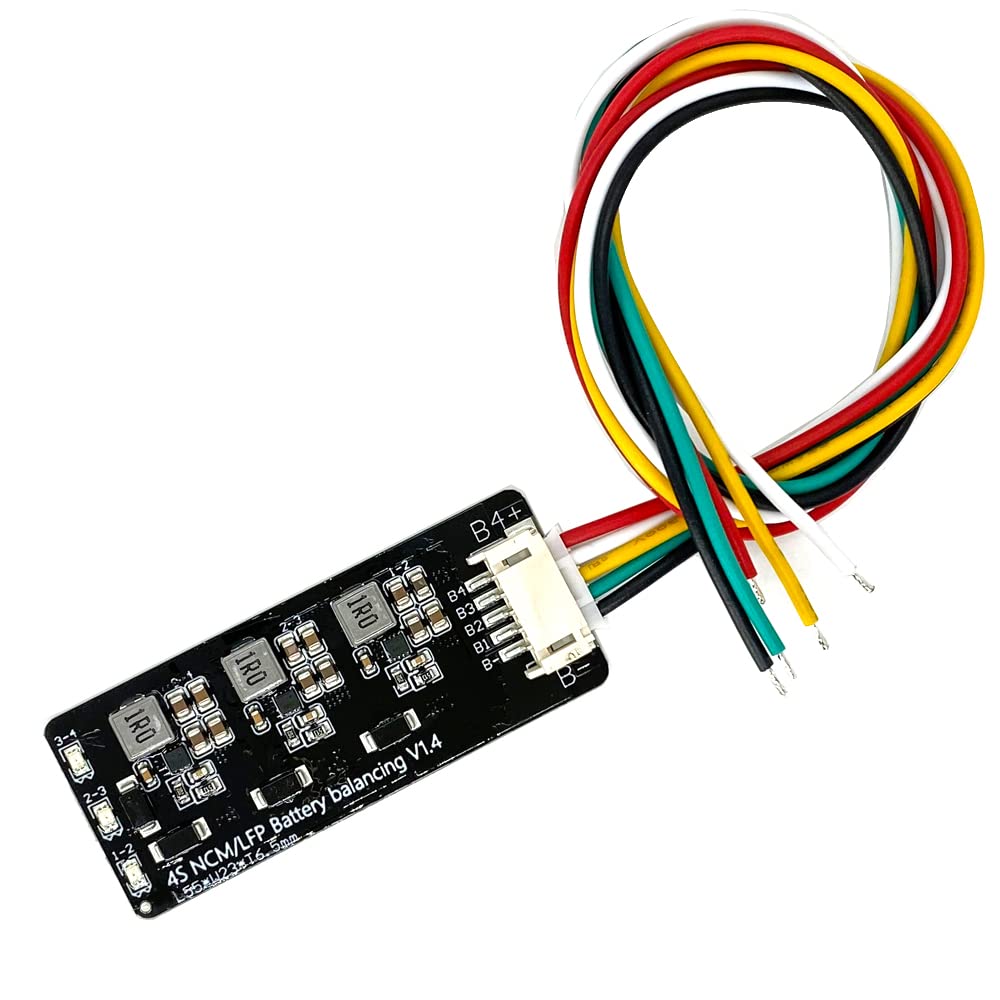 4S 12V 16.8V 1.2A Li-ion Lipo Lifepo4 LFP Battery Active Equalizer BMS Balancer Inductive Balance Lithium Battery Energy Transfer Board (4S)
