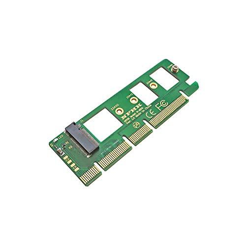 Acxico 1Pcs M.2 NGFF to Desktop PCIe x4 x8 x16 NVMe SATA Dual SSD PCI Express Adapter Card