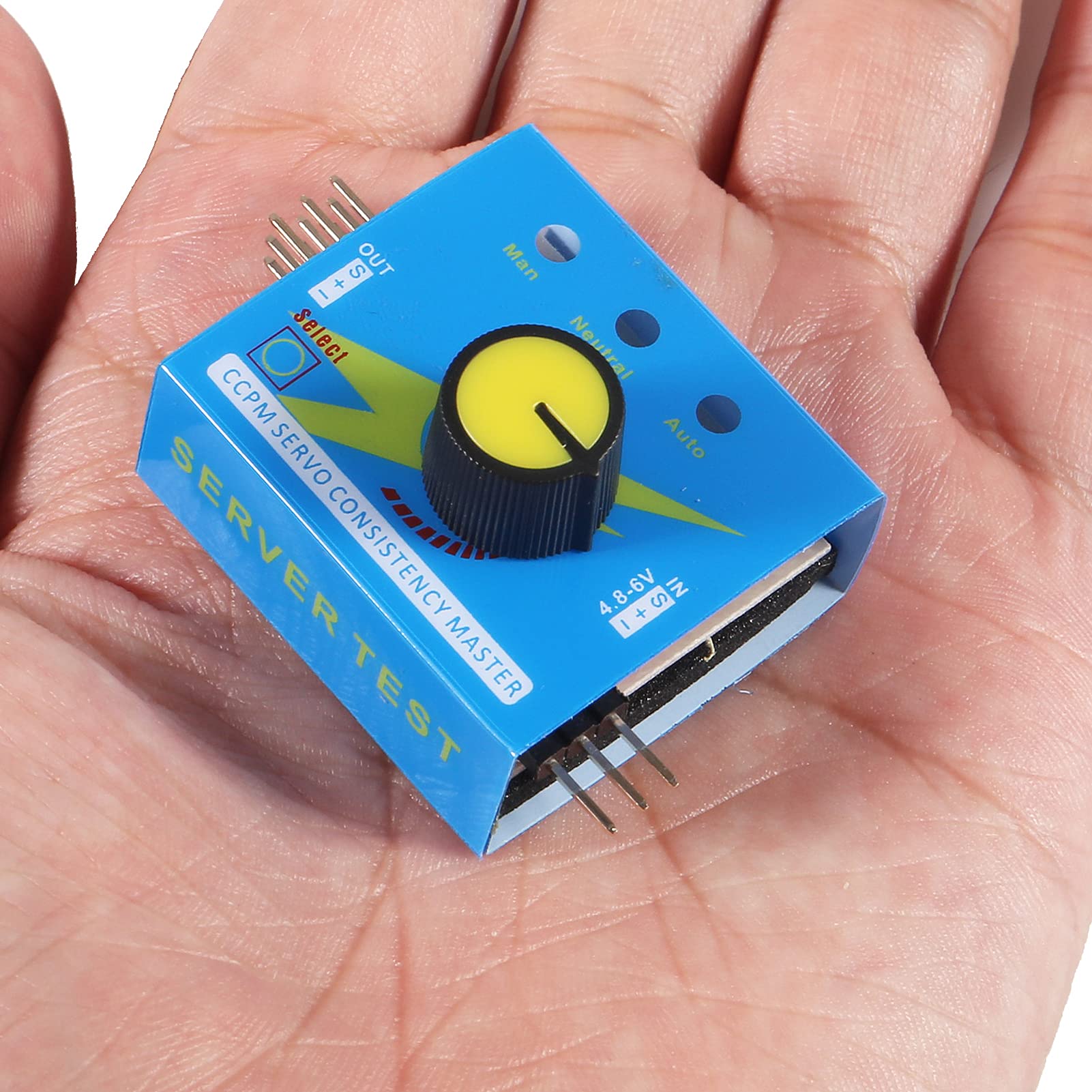 D-FLIFE 6pcs 3CH Digital Multi Servo Tester ECS RC Consistency CCMP Master Speed Controler Checker Adjustment Steering Gear Tester