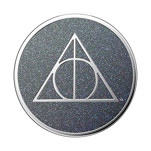 PopSockets Phone Grip with Expanding Kickstand, PopSockets for Phone - Enamel Death Hallows Glitter