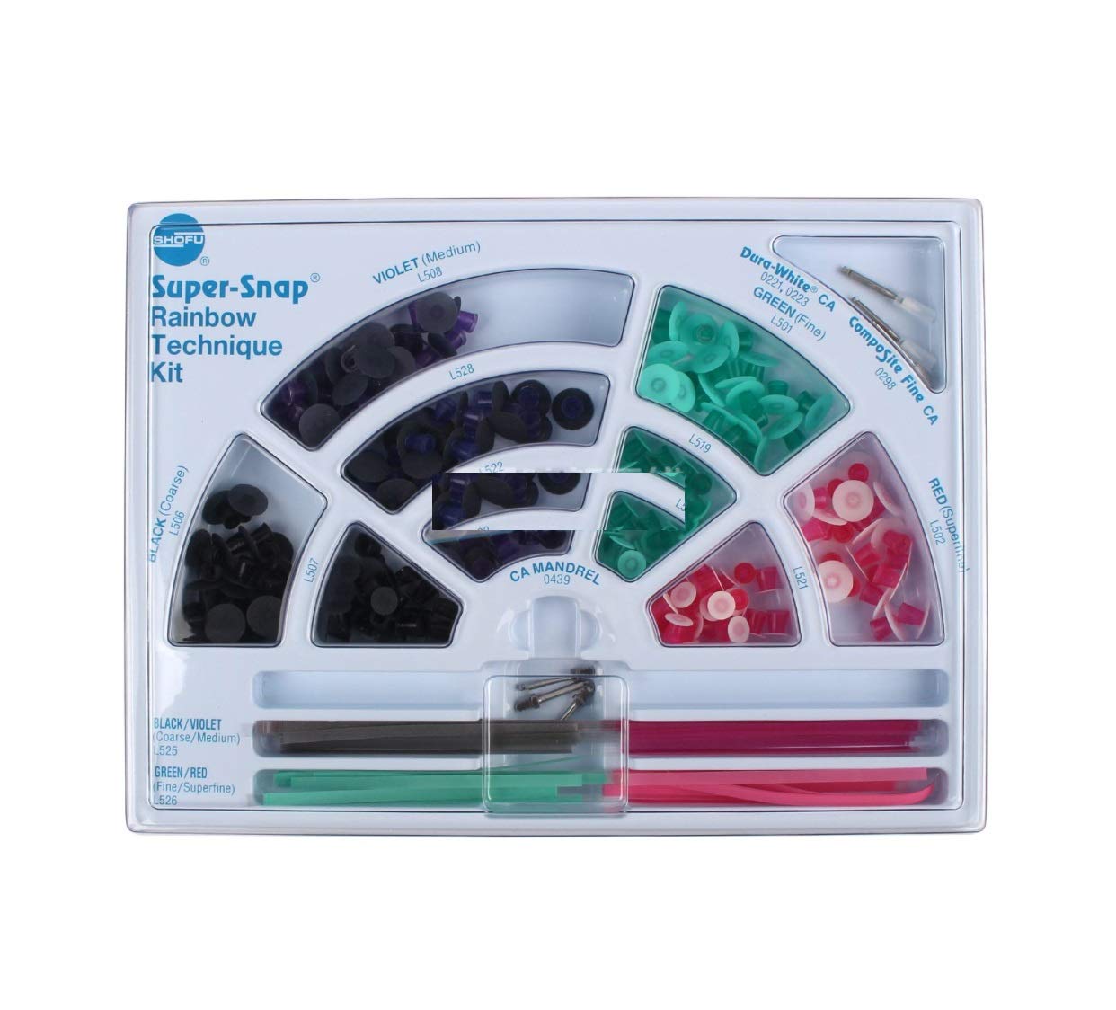 Shofu Dental Shofu Super-Snap Polystrips Rainbow Technique Kit