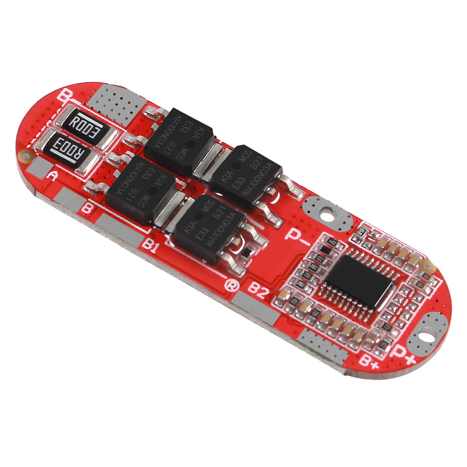 ACEIRMC 2pcs BMS 5S 21V 18650 Li-ion Lithium Battery Protection Circuit Charging Board Module PCM Polymer Lipo Cell PCB (5S BMS 25A 21V)