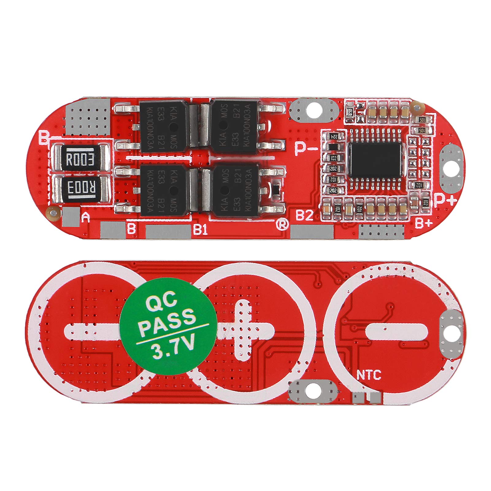 ACEIRMC 2pcs BMS 5S 21V 18650 Li-ion Lithium Battery Protection Circuit Charging Board Module PCM Polymer Lipo Cell PCB (5S BMS 25A 21V)