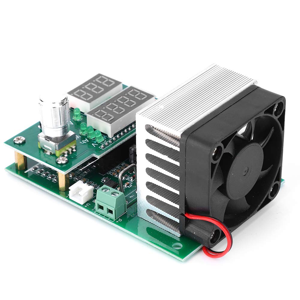60W 9.99A 30V Electronic Load Aging Test Module,Single Mode Constant Current Battery Capacity Tester, Intelligent Fan Control,Overheat