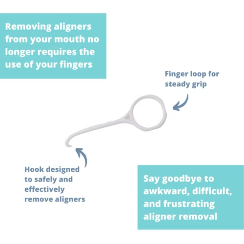 Aligner Remover (White) - Capsule Products presents a sleek, beautiful Aligner Remover Tool, in white. This tool is designed to work for all clear retainers.