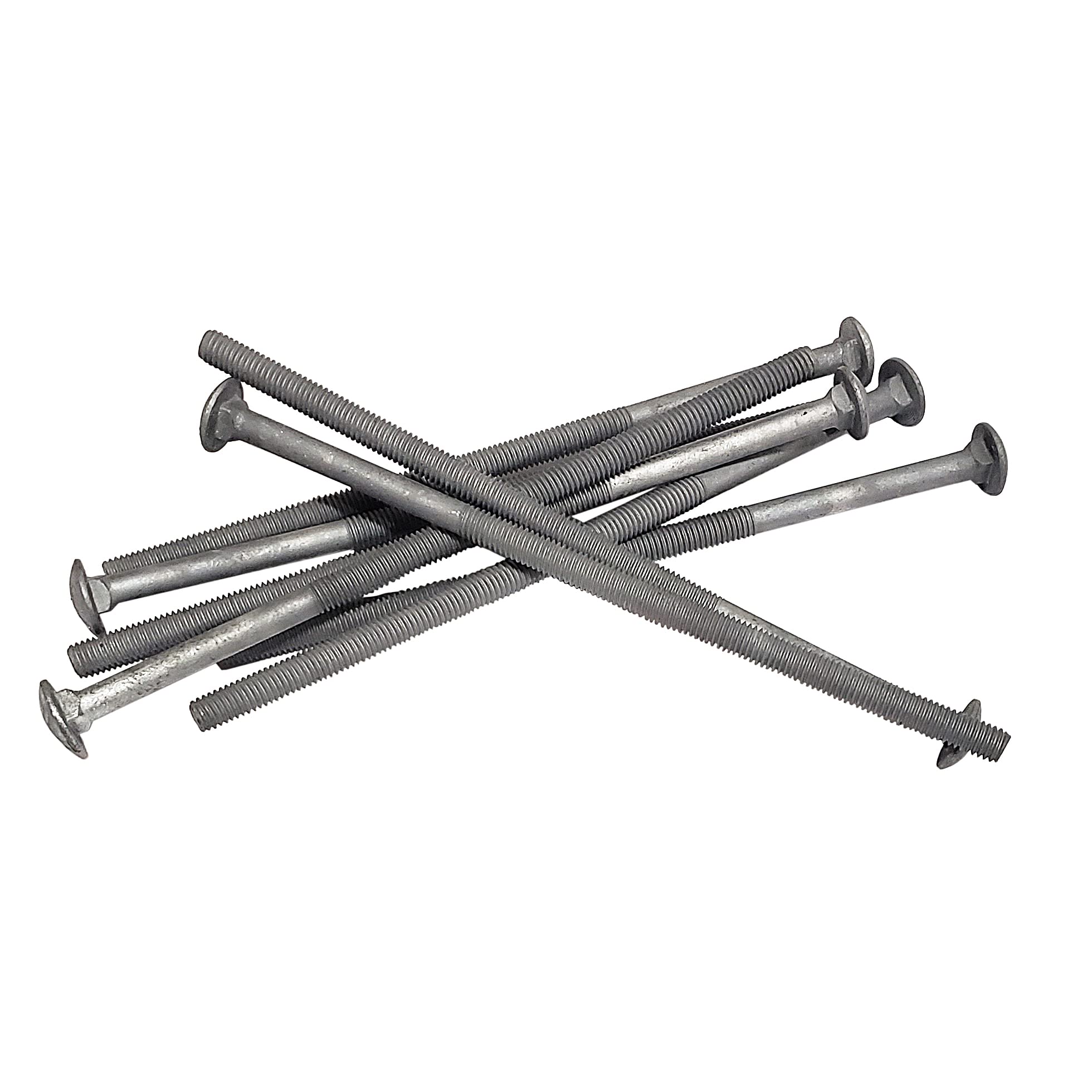 3/8" - 16 x 9 Carriage Bolt | Round Head | Hot Dip Galvanized | 45pcs Box