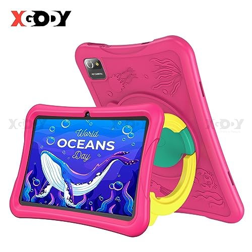 10 Inch Tablet Android 4GB 64GB PC IPS Screen Ultra-Thin 2.4G WiFi Bluetooth Type-C Tablets with Keyboard Gift for Kids Blue/China