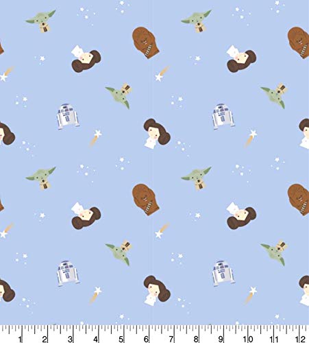 Rebel Dreams Blue Fabric by The Yard or Half Yards 100% Cotton (Full Yard(36 43))