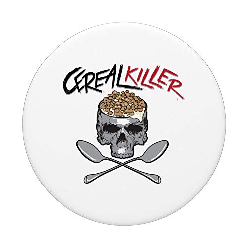 Cereal Killer | Cool I Love Eating Wheat Oats Gift PopSockets Grip and Stand for Phones and Tablets