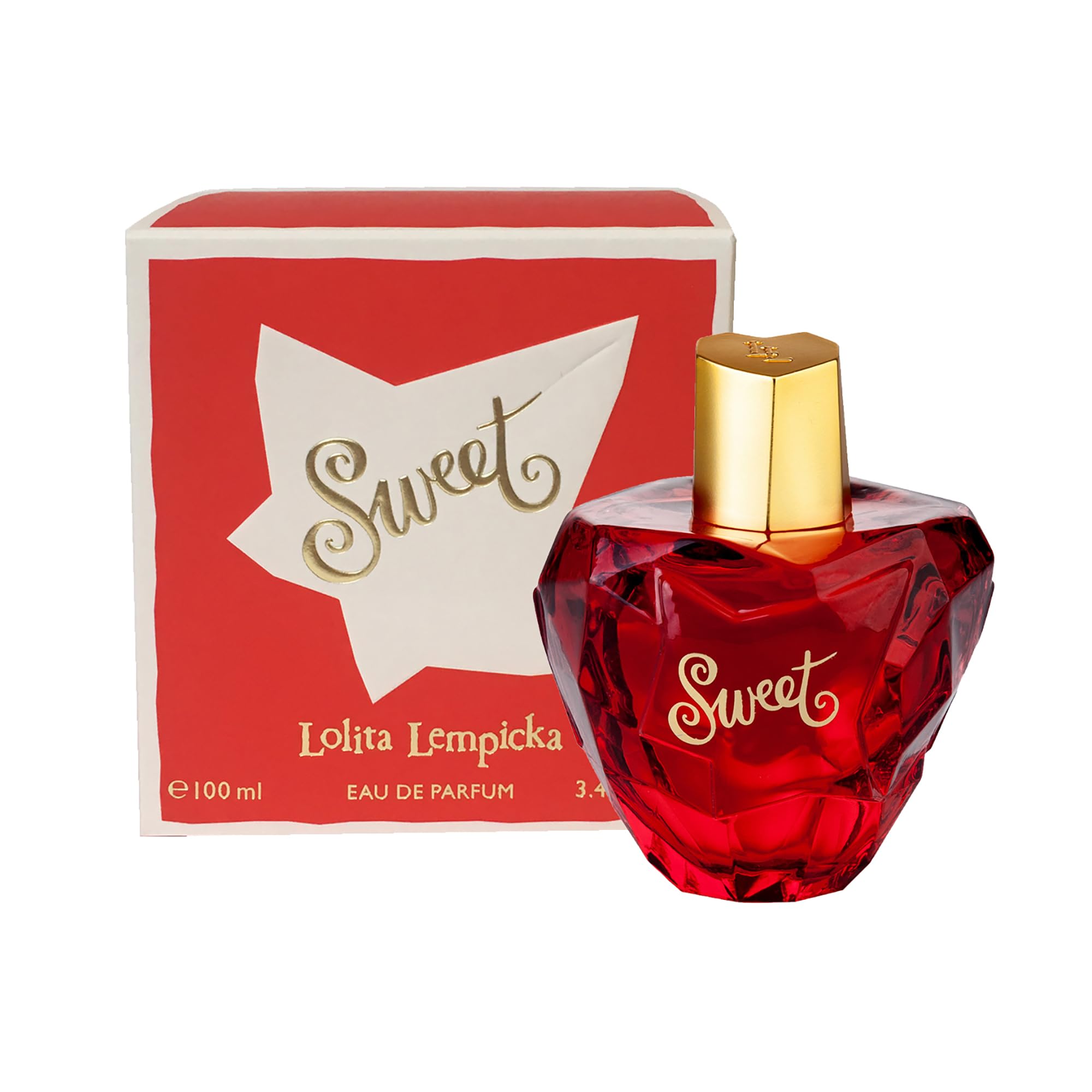 Lolita Lempicka Sweet Eau De Parfum Spray - Floral Gourmand - Ideal for Daily Wear and Special Events - 3.4 Oz
