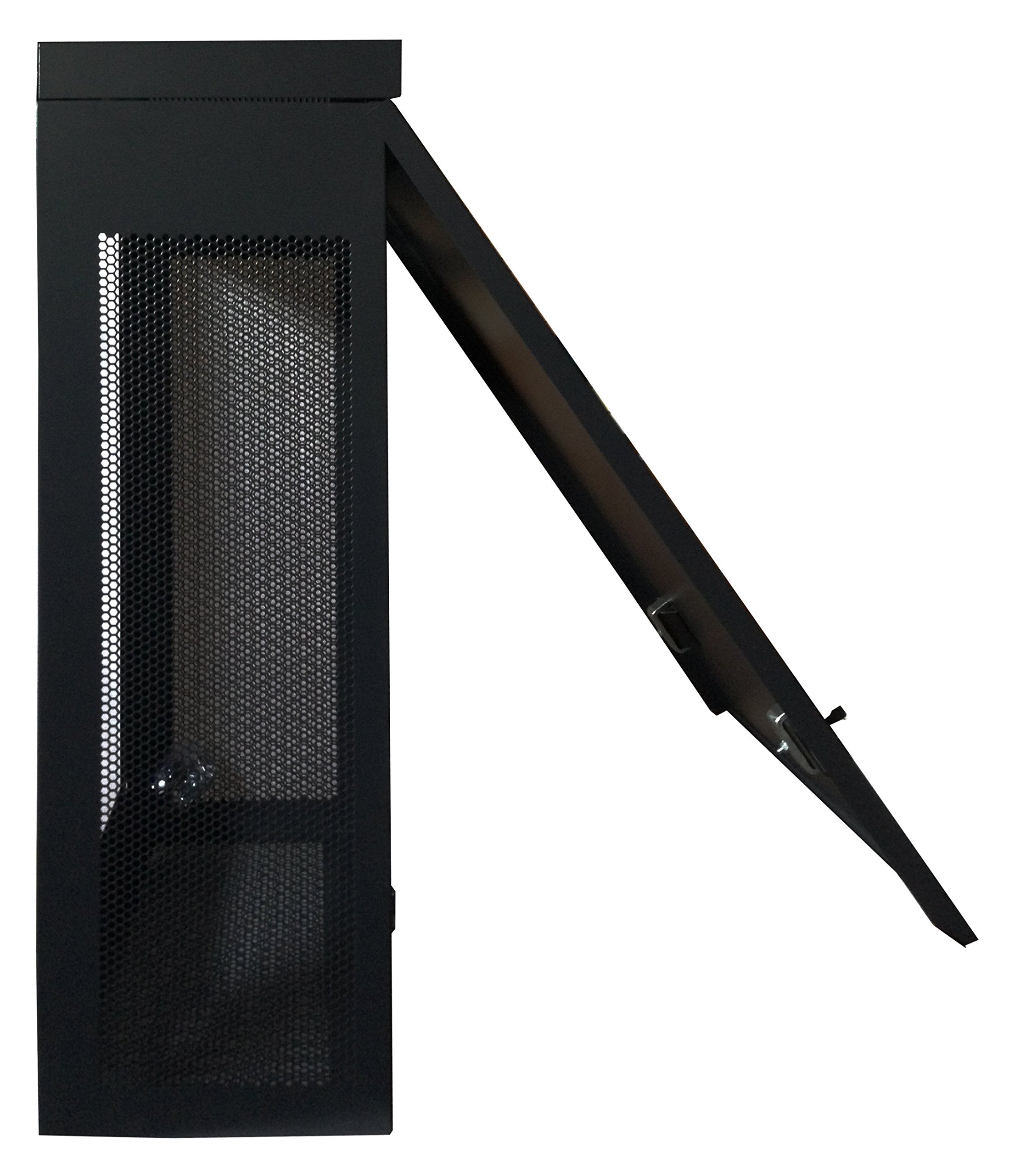 6U Wall Mount Rack Network Cabinet Enclosure - Vertical Server Equipment, Durable Mini Design, Efficient Cooling, Secure Lock, Easy Installation, Steel Construction