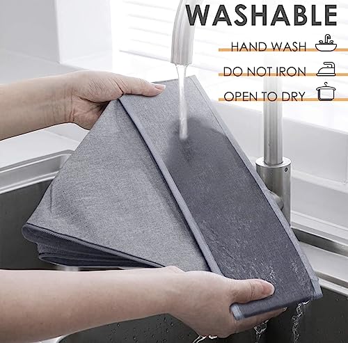 2 Pack 24 Cell Organizer Dividers for Drawer, Closet Storage Foldable Stackable Storage for Underwear, Socks and Belts