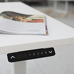 ALFA FURNISHING Quick Install Standing Desk Frame Dual Motor Electric Sit to Stand Desk Base Stand Up Desk Legs for 43-79 Inch Desktop, with 4 Pre-Set Memory (Frame Only)