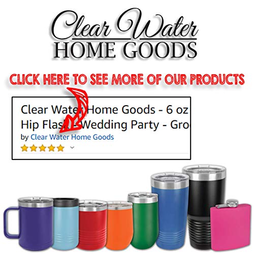 Clear Water Home Goods - 12 oz Stainless Steel Double Wall Vacuum Insulated Can or Bottle Beverage Cooler - Powder Coated Red - 6 Pack