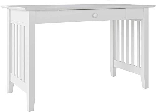 AFI Mission Desk with Drawer White