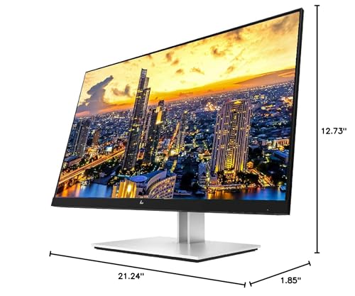 HP E24u G4 24 Inch IPS FHD 2-Pack Monitor Bundle with USB Type-C, E24 G4 Monitor, K375s Bluetooth Keyboard, M585 Bluetooth Mouse, Gel Pads, Compatible with MacBook, MacBook Pro, iPad and iPhone