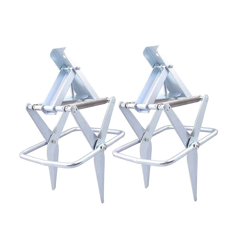 2 Easy Set Mole Traps Easy One-Step,Out-of-Sight,Galvanized Steel Sold ONLY by Fox Peak