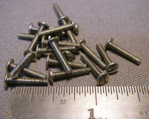 2-56 X 1/2" SCREW SLOT BINDER HEAD ZINC STEEL - 100 PCS Screws Kit Set