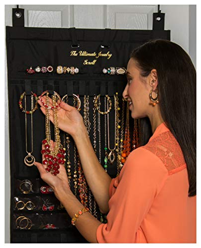 Donna Walsh - The Ultimate Jewelry Scroll - Hanging Jewelry Storage Organizer