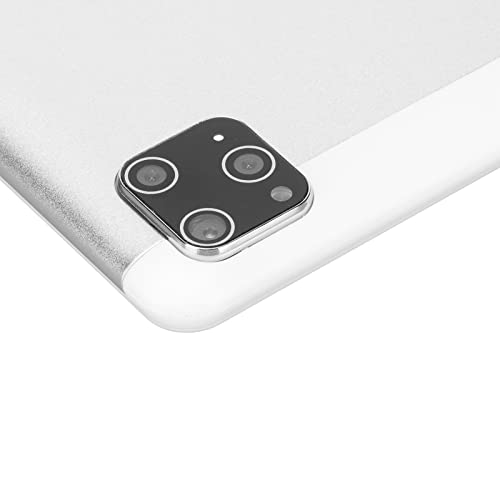 10in Tablet, Gaming Tablet 100 to 240V 4GB RAM 256GB ROM White for Home (US Plug)