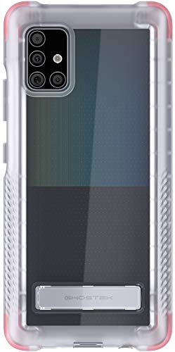 Ghostek Covert Galaxy A51 5G Clear Case with Stand Super Slim Fit Shockproof Design Scratch Resistant Back and Anti Slip Hand Grip Wireless Charging Compatible 2020 Galaxy A51 5G (6.5 Inch) - (Clear)