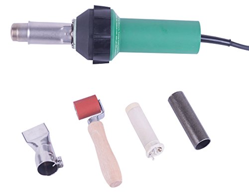 120V 1600W Handheld Plastic Welder Hot Air Gun Hand Tool Vinyl Welding Heat Gun Kit