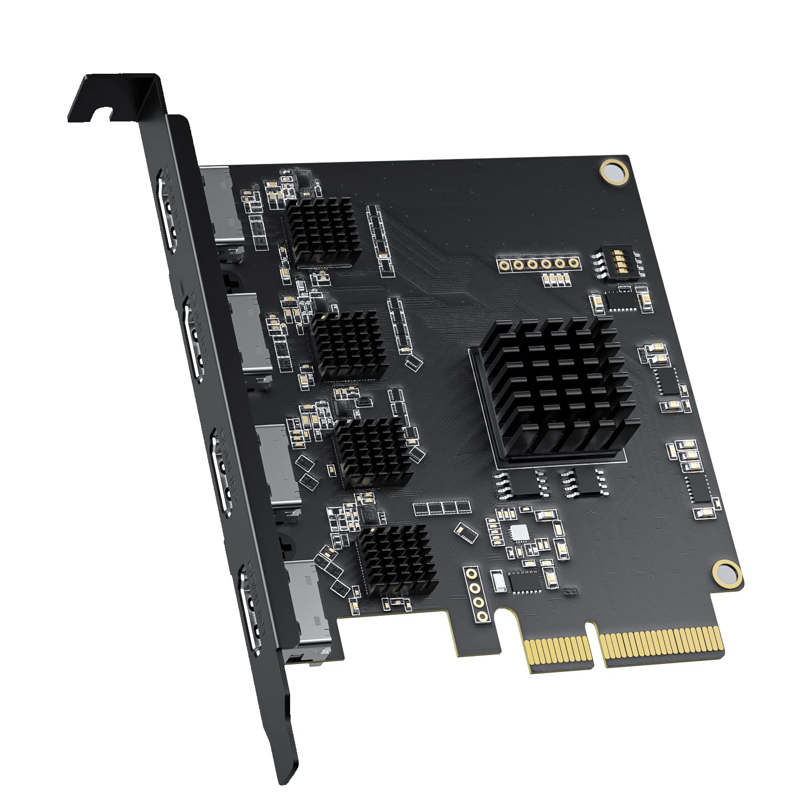 ACASIS 4K HDMI PCIe x4 Video Capture Card Stream and Record in 1080p60 with Ultra-Low Latency for Video Conferencing, Teaching, Streaming, Broadcasting on OBS, Zoom, Teams with Multicam, PC