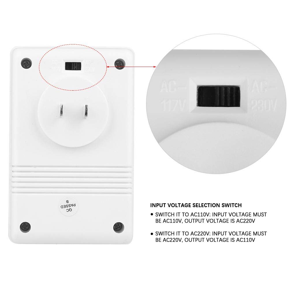 AC110V to AC 220V / AC220V to AC110V Step Up Down Converter Voltage Converter 120W Transformer, CN Plug