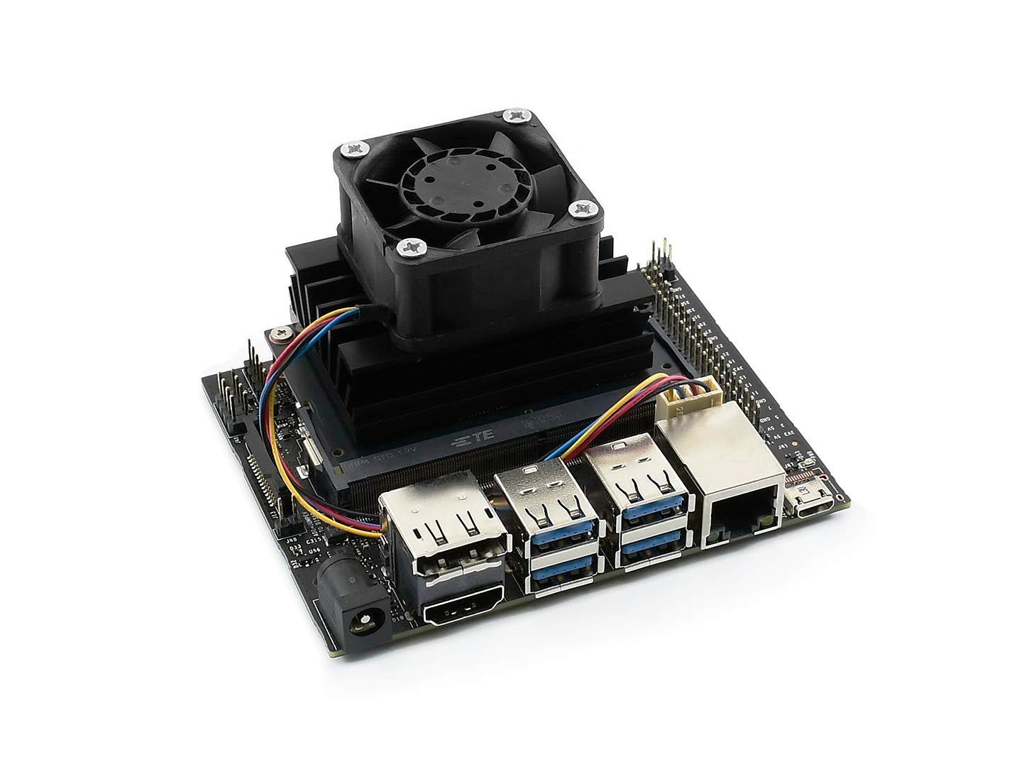 2 Pack Dedicated DC 5V Cooling Fan Compatible with NVIDIA Jetson Nano Developer Kit and B01 Version PWM Speed Adjustment Strong Cooling Air Fan 40mm×40mm×20mm with 4PIN Reverse-Proof Connector