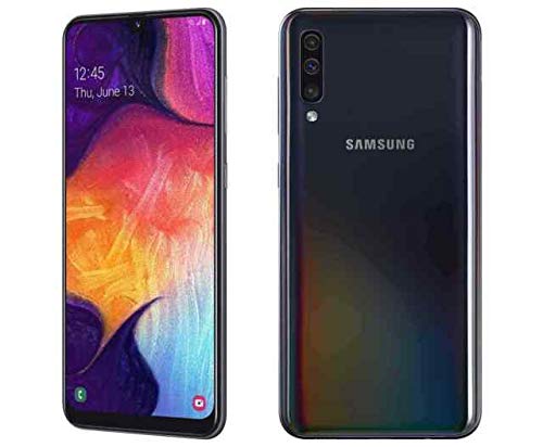 Samsung Galaxy A50 SM-A505 64GB 6.4" Infinity Display, Triple Camera, GSM Unlocked - Black (Renewed)