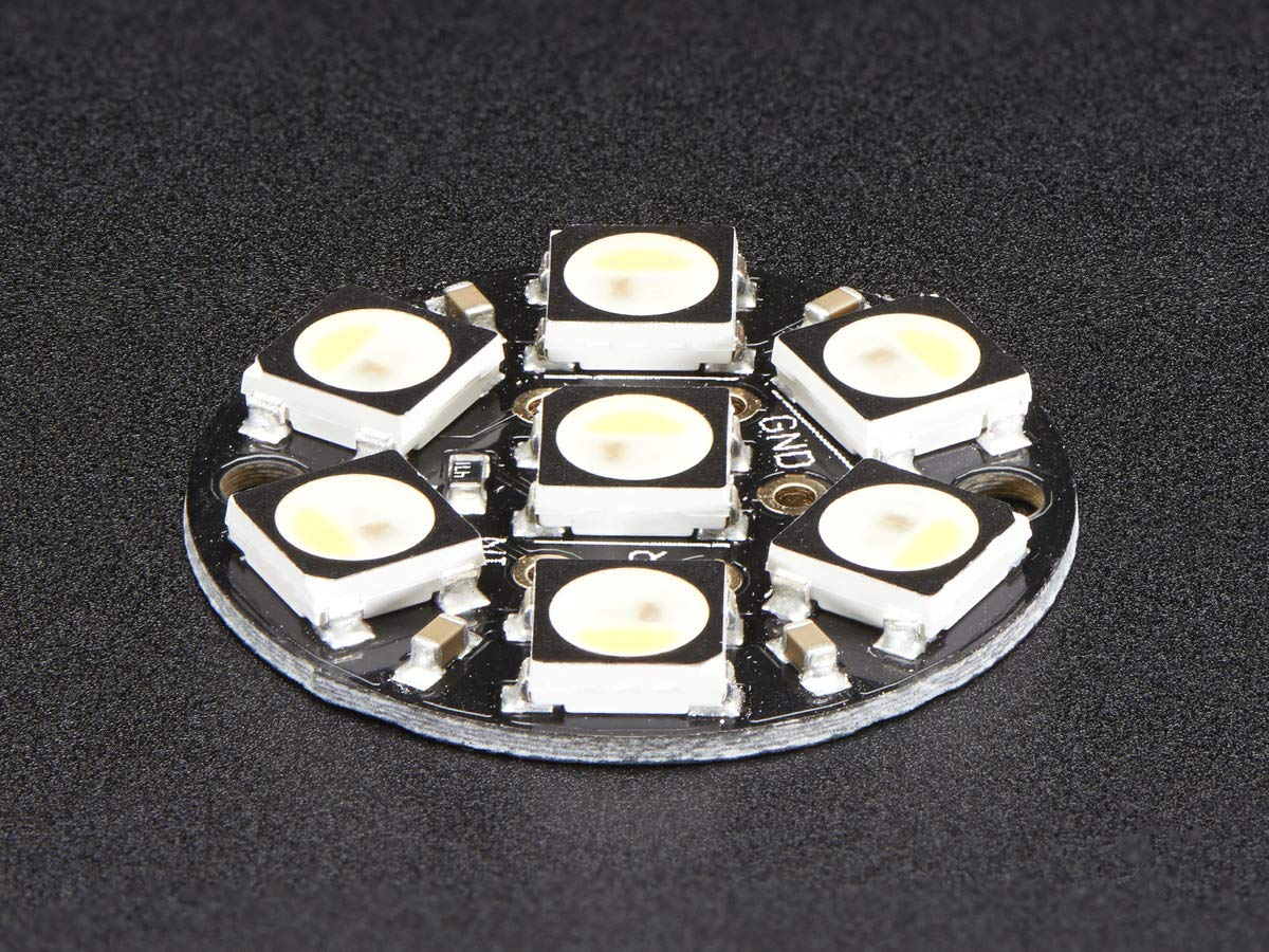 Adafruit Industries NeoPixel Jewel - 7 x 5050 RGBW LED w/Integrated Drivers - Natural White - ~4500K