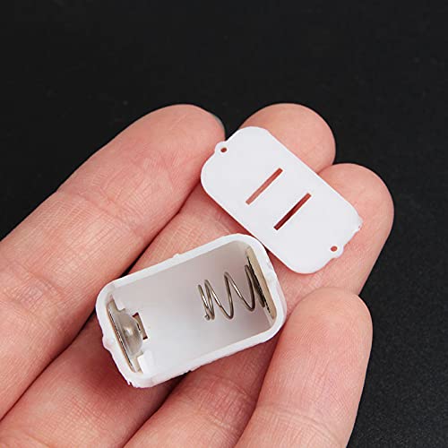 Acxico 10Pcs AG13 LR44 Toy Battery Storage Box Button Case Holder Organizer Supplies