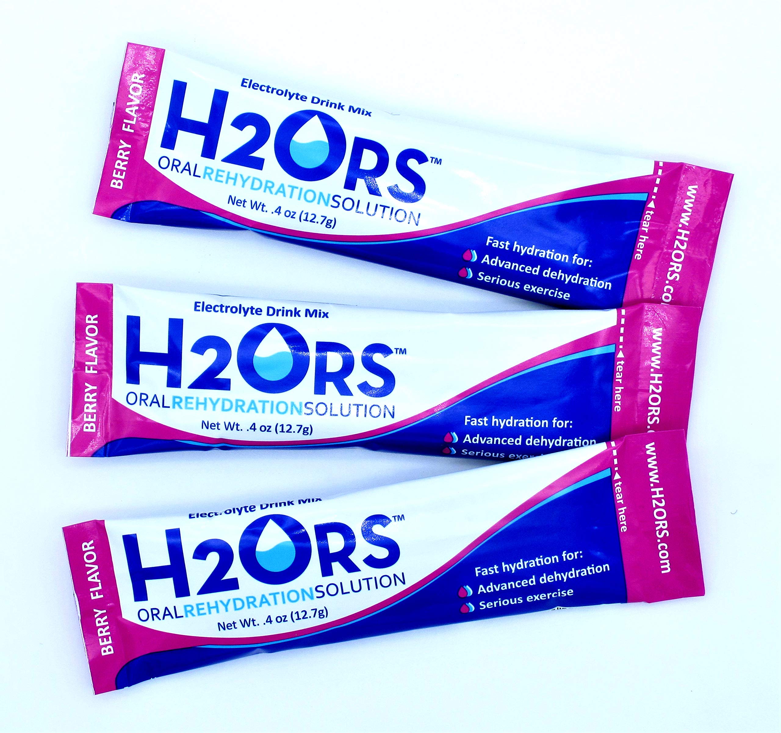 H2ORS Electrolyte Drink Powder: Berry (24 Pack)