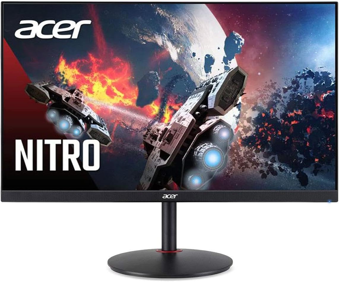 Acer Nitro XV272U Vbmiiprx 27" Zero-Frame WQHD 2560 x 1440 Gaming Monitor | AMD FreeSync Premium Agile-Splendor IPS Overclock to 170Hz Up 0.5ms 95% DCI-P3 1 Display Port & 2 HDMI 2.0